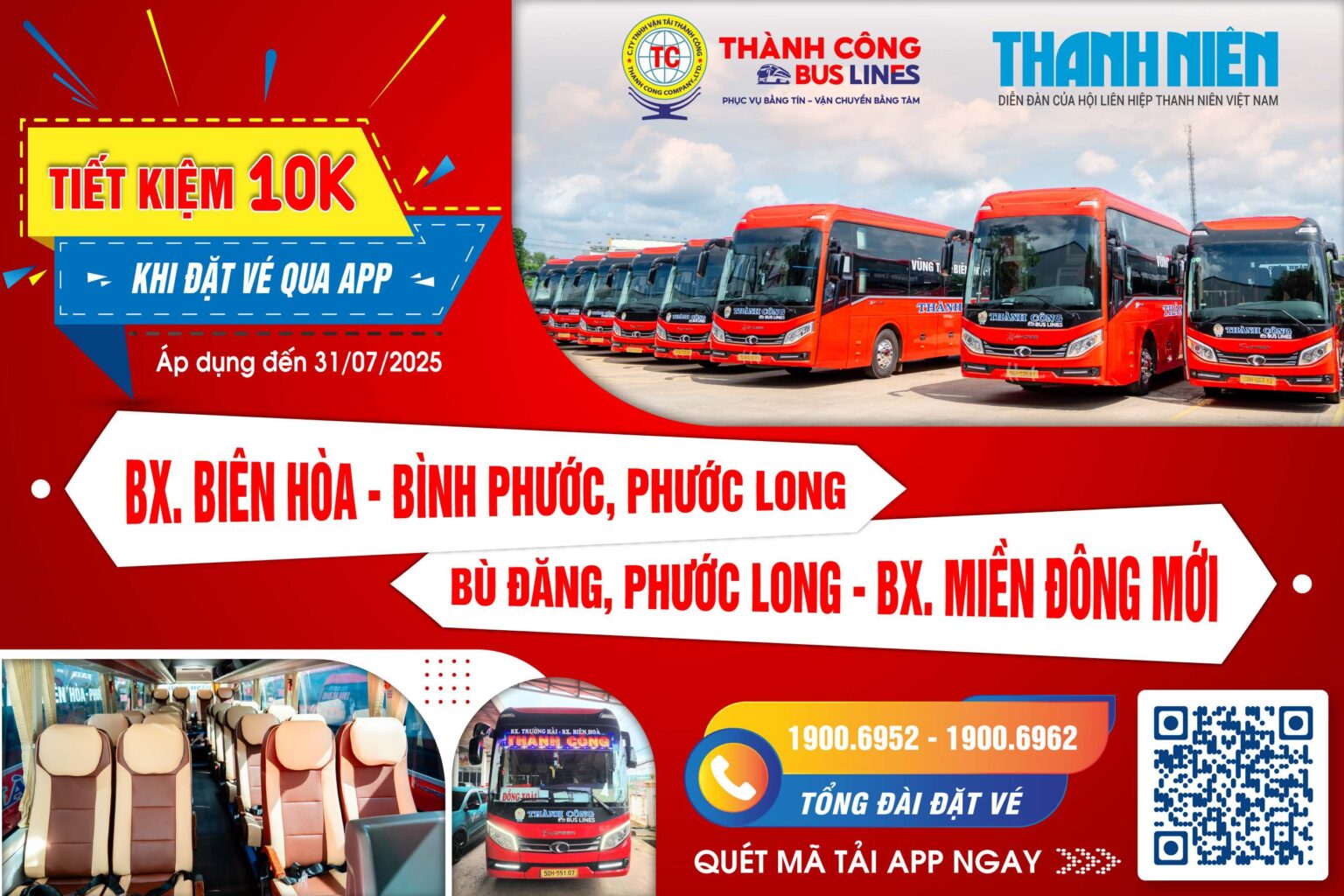 BÌNH PHƯỚC - BX. BIÊN HÒA. THÀNH CÔNG BUS LINES KẾT NỐI 2 TRUNG TÂM LỚN ...