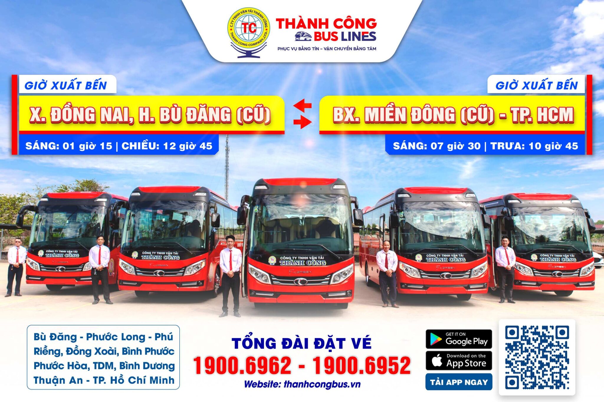 XE ĐI CHỢ ĐỒNG NAI - ĐIỂM ĐÓN TIỆN LỢI TẠI XÃ THỌ SƠN, TỈNH ĐỒNG NAI